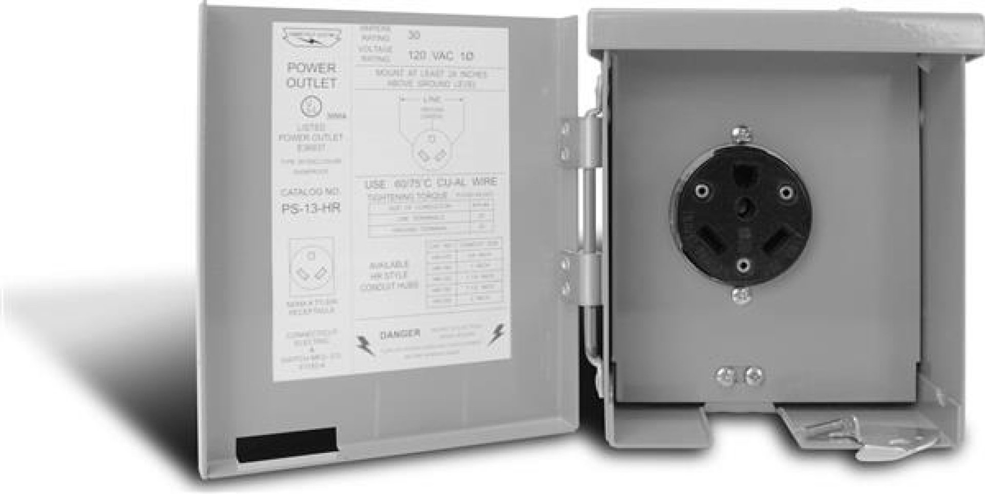 30 Amp Weather Proof Receptacle - Mobilife RV Centre