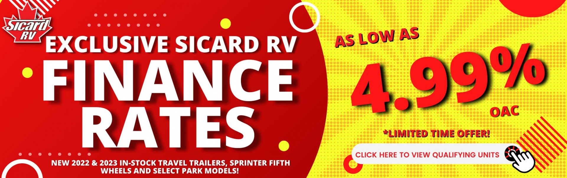 Sicard RV - Enjoy the RV'ing Lifestyle with Ontario's #1 RV Dealer!